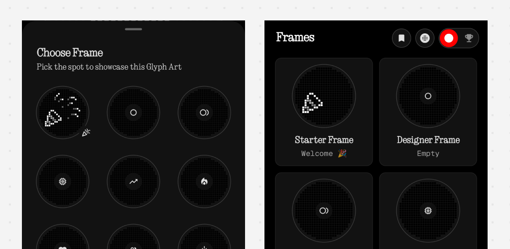 Glyph Museum – Create & Share Glyph Matrix Art for Nothing Phone's